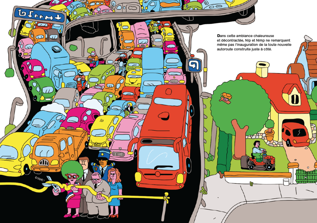 Nip et Nimp en voiture - Editions Les Fourmis Rouges